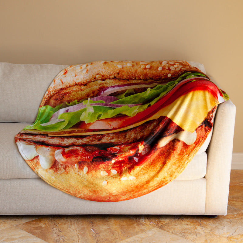 Cheeseburger Food Blanket– Food Blankets