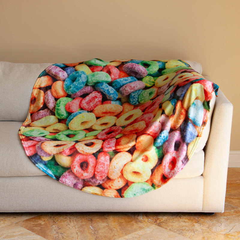 Fruit Hoops Cereal Blanket– Food Blankets