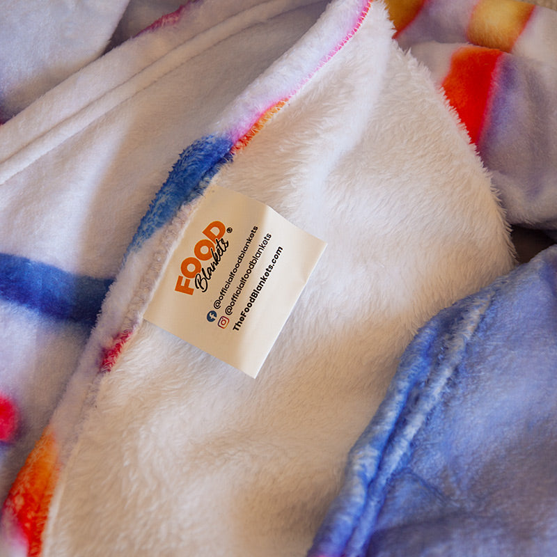 Rainbow Sprinkled Doughnut Blanket– Food Blankets